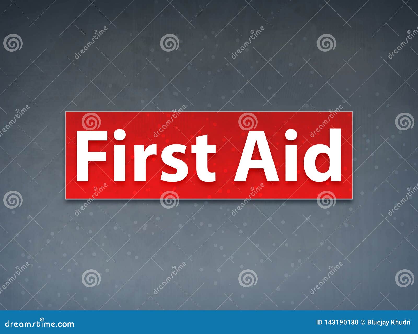 First Aid Red Banner Abstract Background Stock Illustration ...