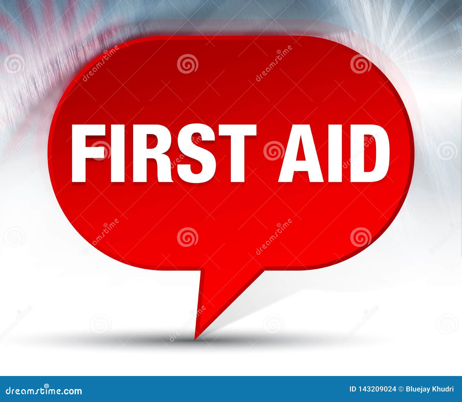 First Aid Red Bubble Background Stock Illustration - Illustration of ...