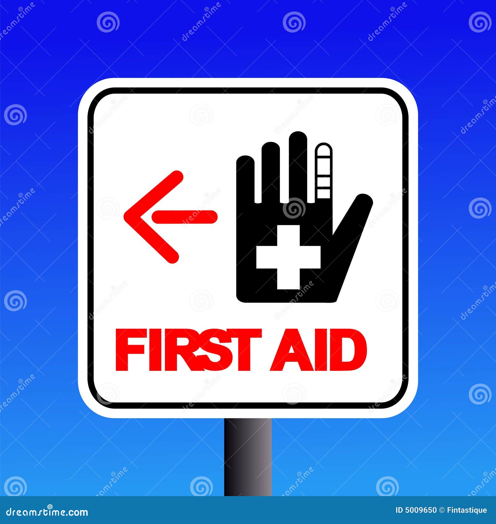 First aid sign stock vector. Illustration of isolated - 5009650