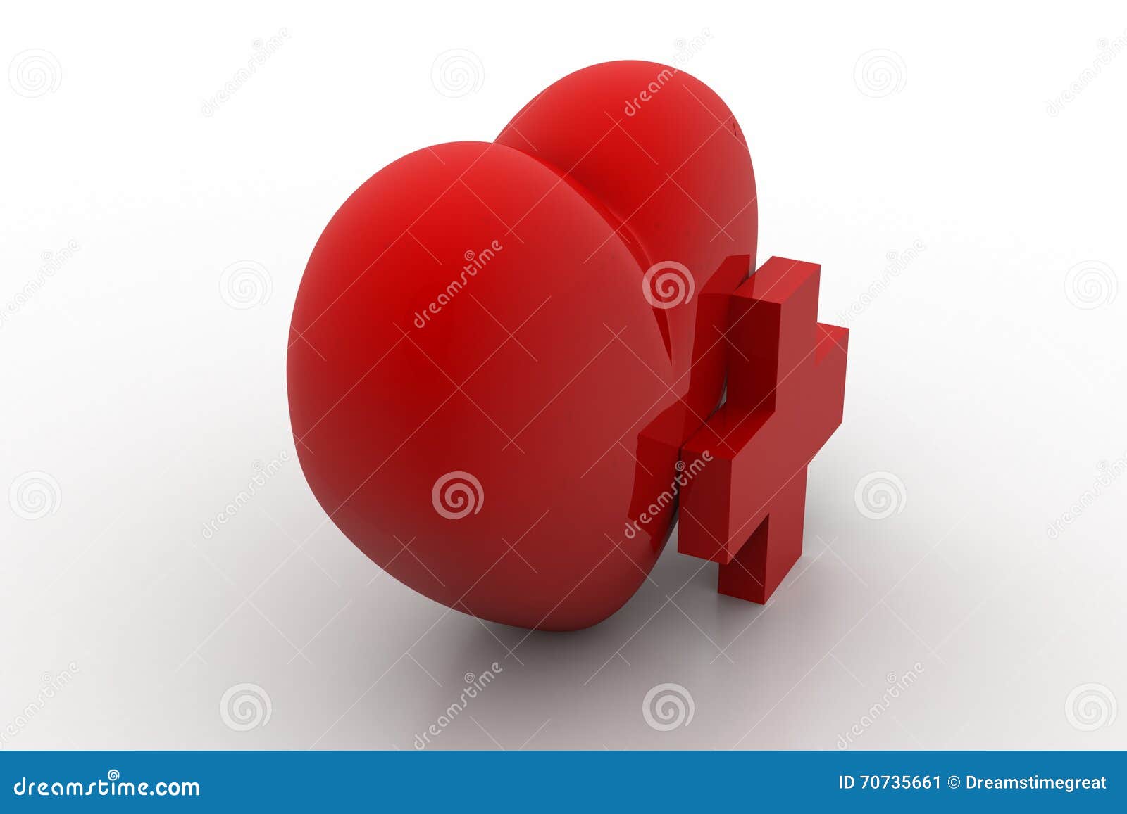 First aid sign on heart stock illustration. Illustration of paramedic ...