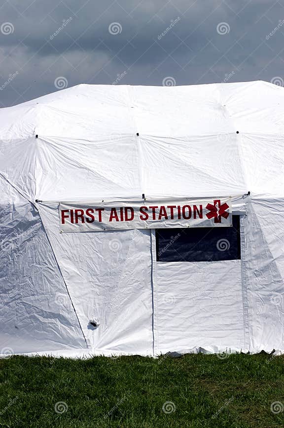 First Aid Station stock image. Image of healthcare, support - 1050733