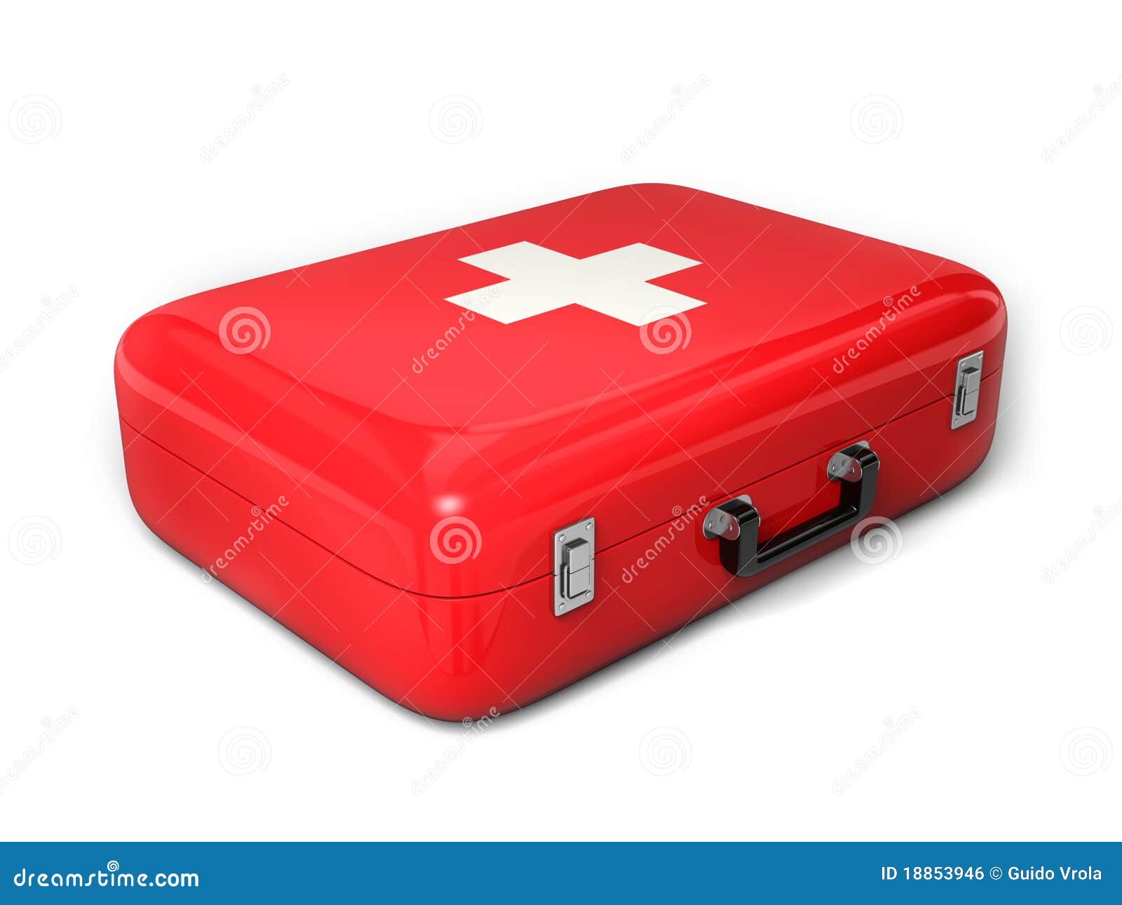 First aid suitcase stock illustration. Illustration of life - 18853946