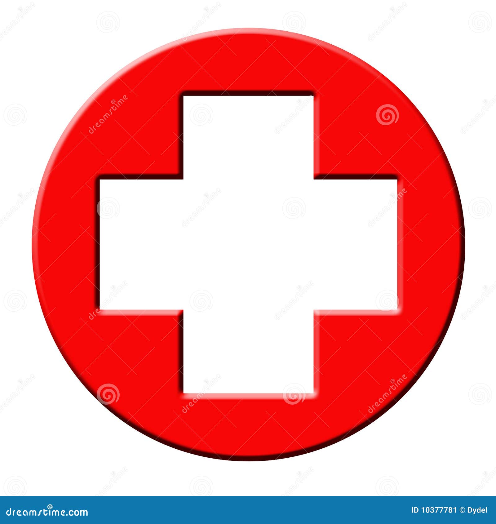 First aid symbol stock illustration. Illustration of warning - 10377781