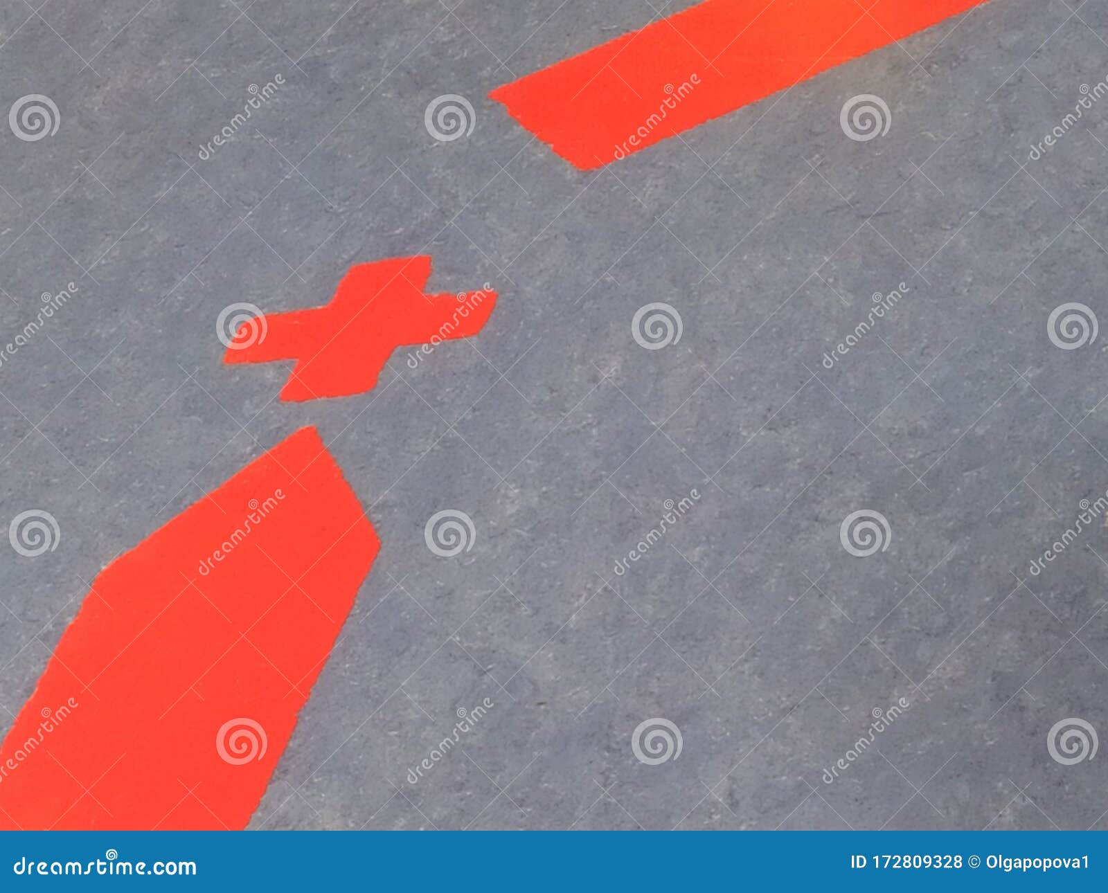 First Aid Symbol with Direction Arrow, Background. Stock Photo - Image ...