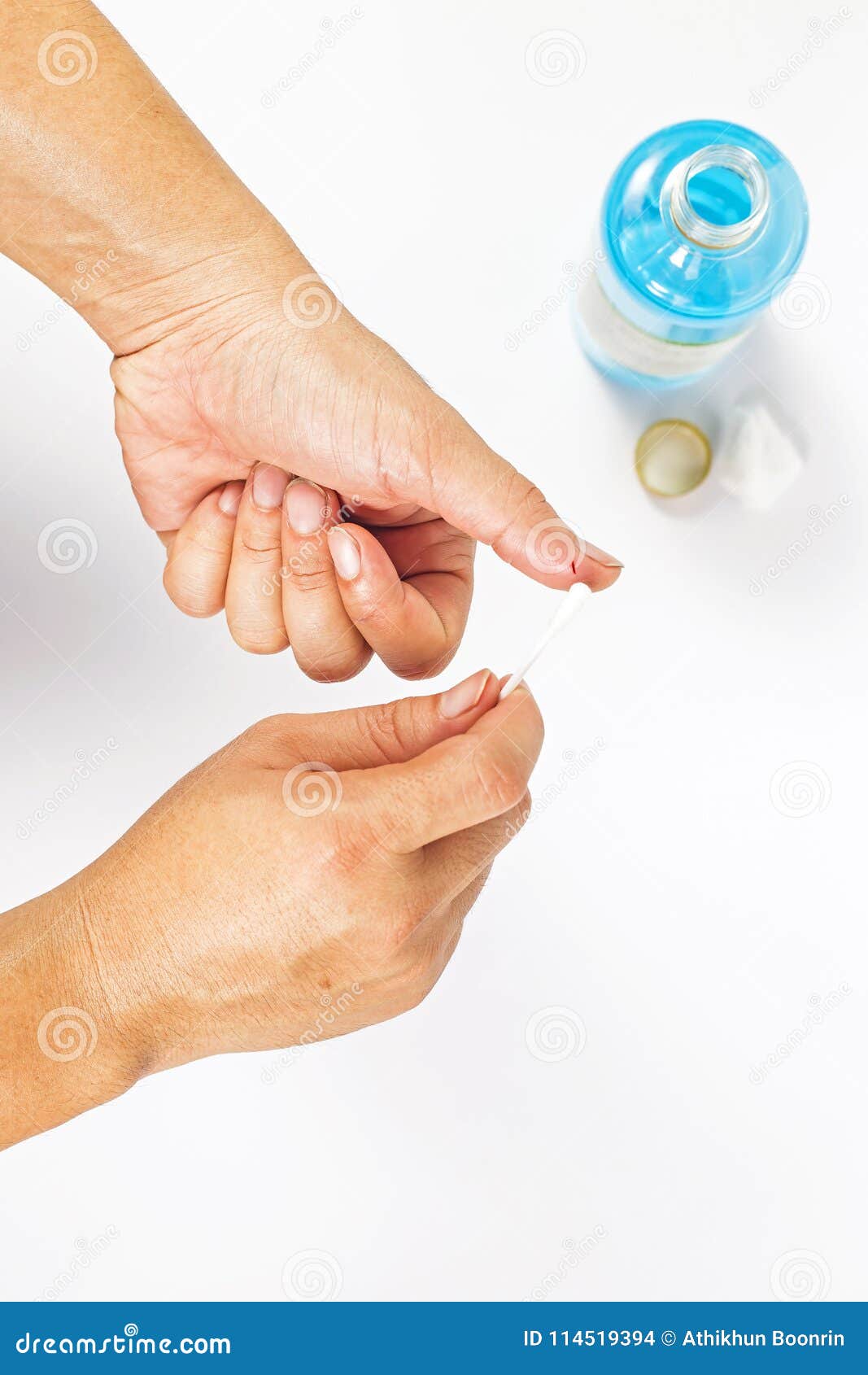 First Aid. with the Use of Alcohol for Disinfection. is Characteristic ...