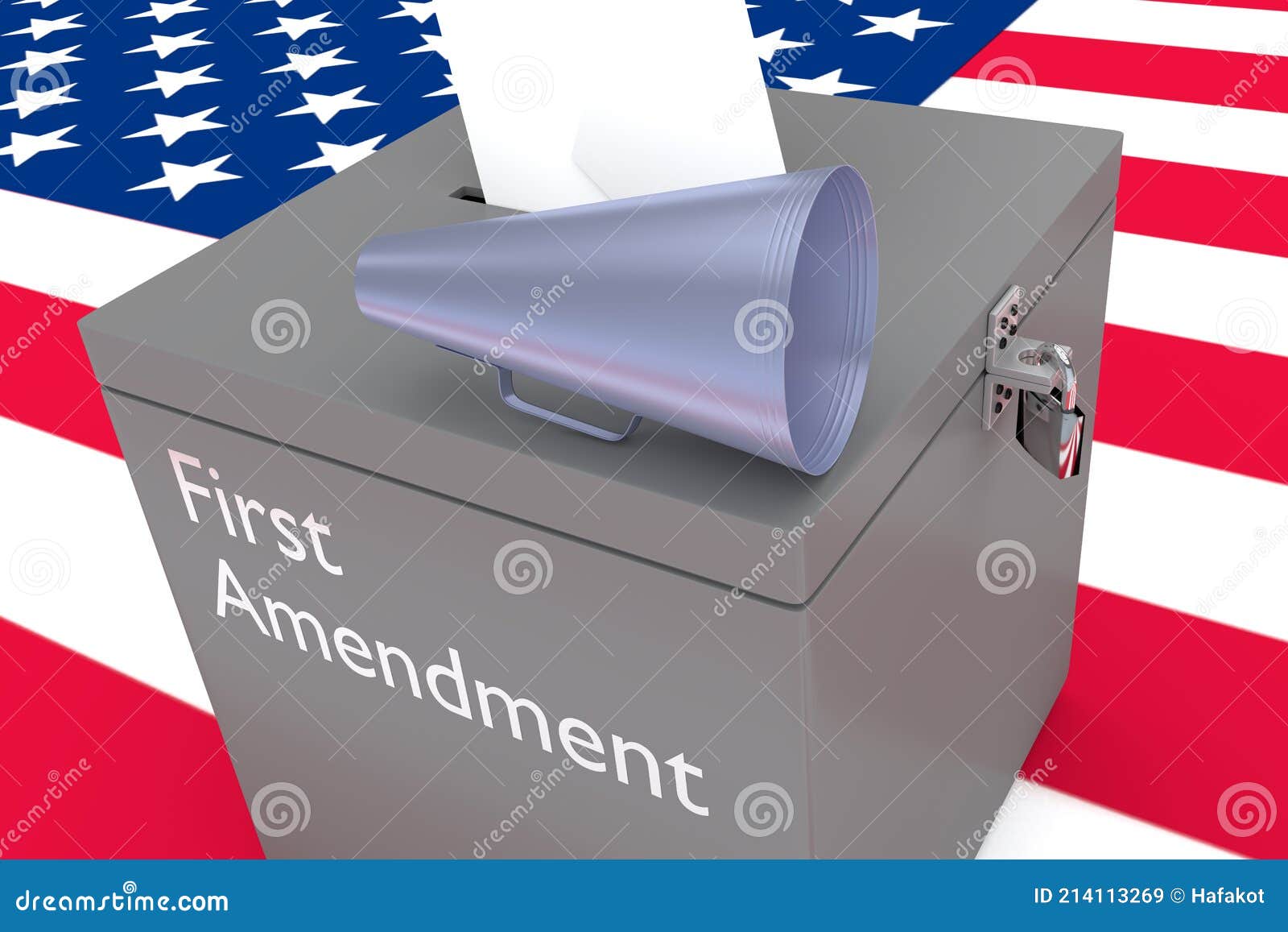First Amendment concept stock illustration. Illustration of speech ...