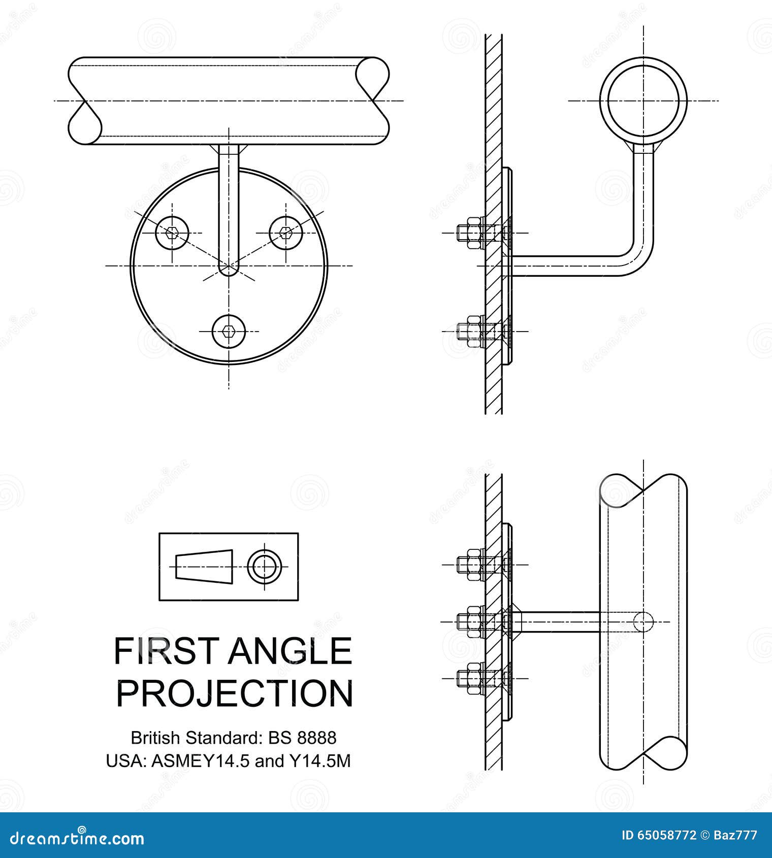 First Angle Orthographic Projection Examples