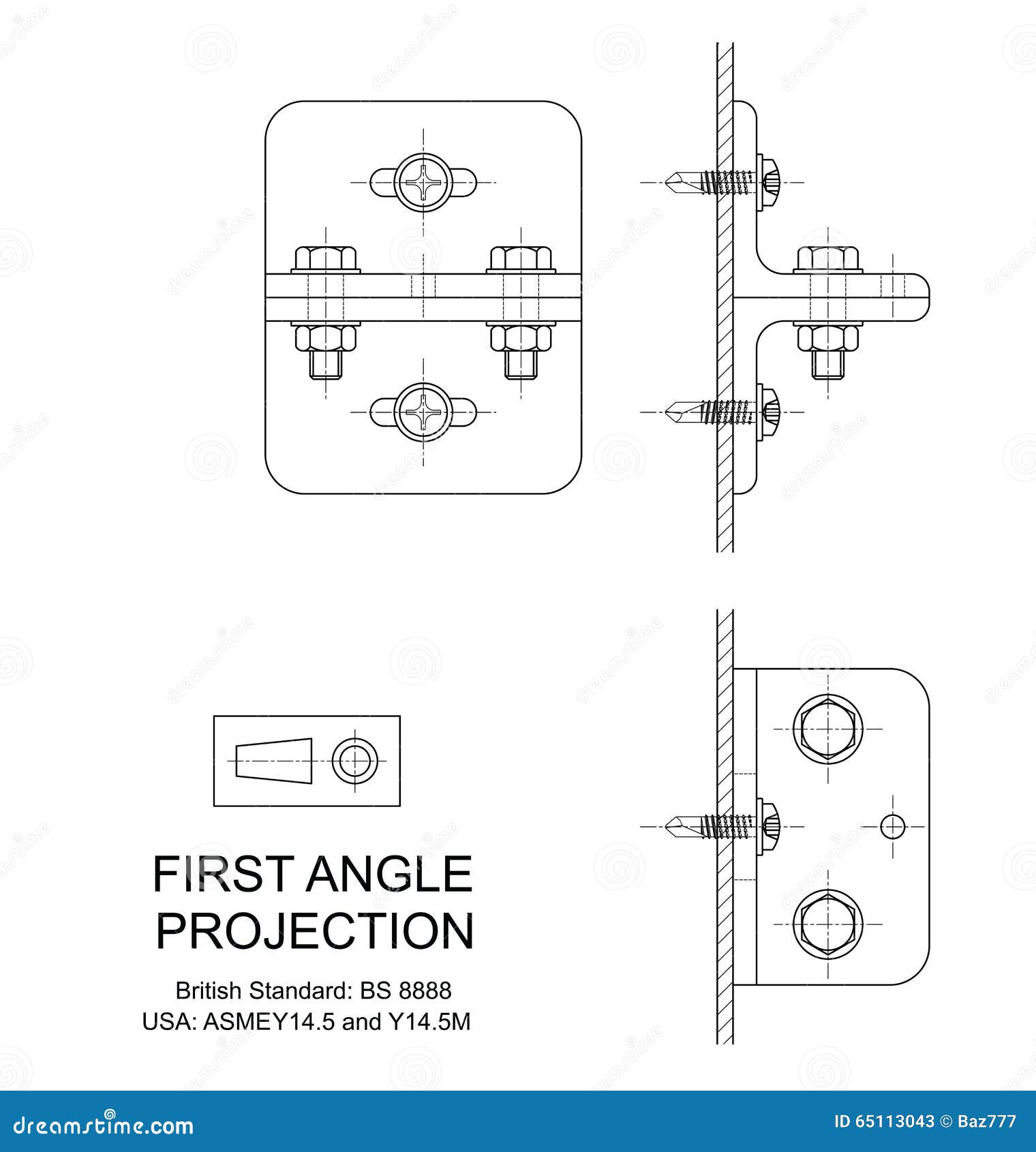 First Angle Orthographic Projection Examples