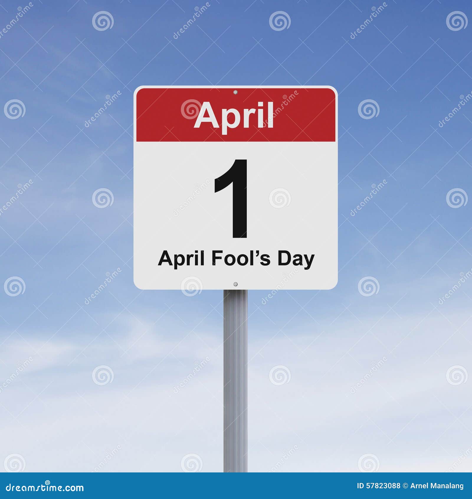 First of April stock photo. Image of blue, april, calendar - 57823088