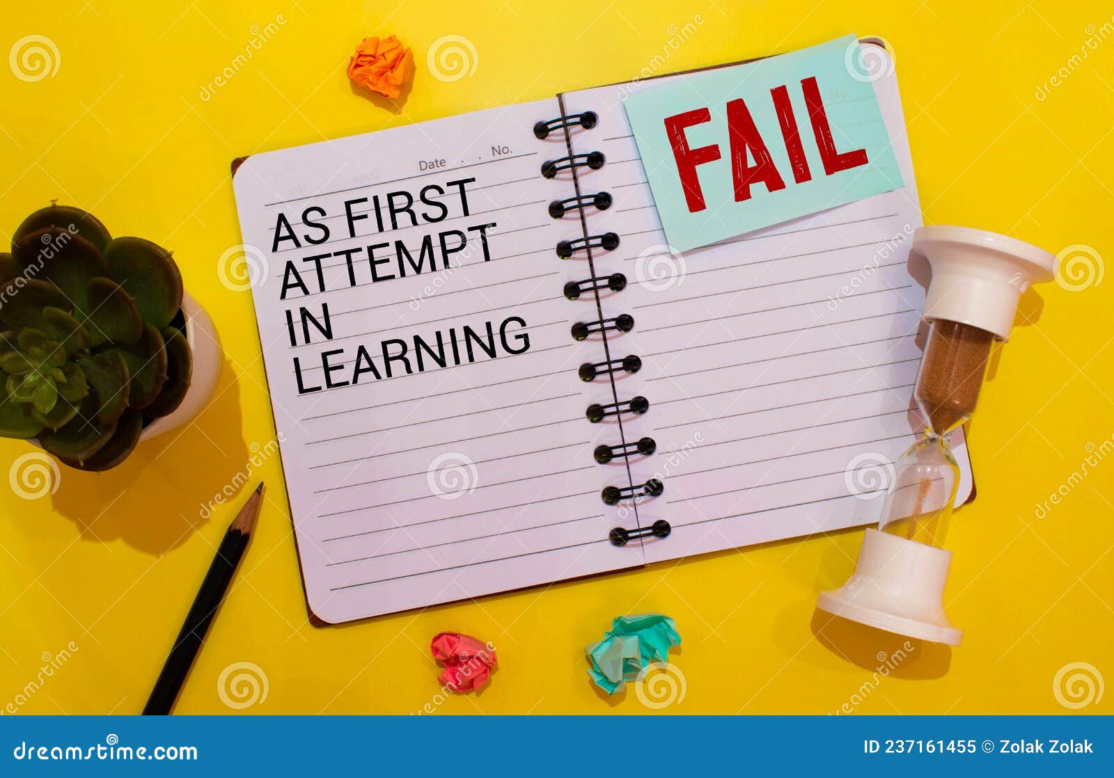 First Attempt in Learning Acronym, Business Concept Stock Image - Image ...