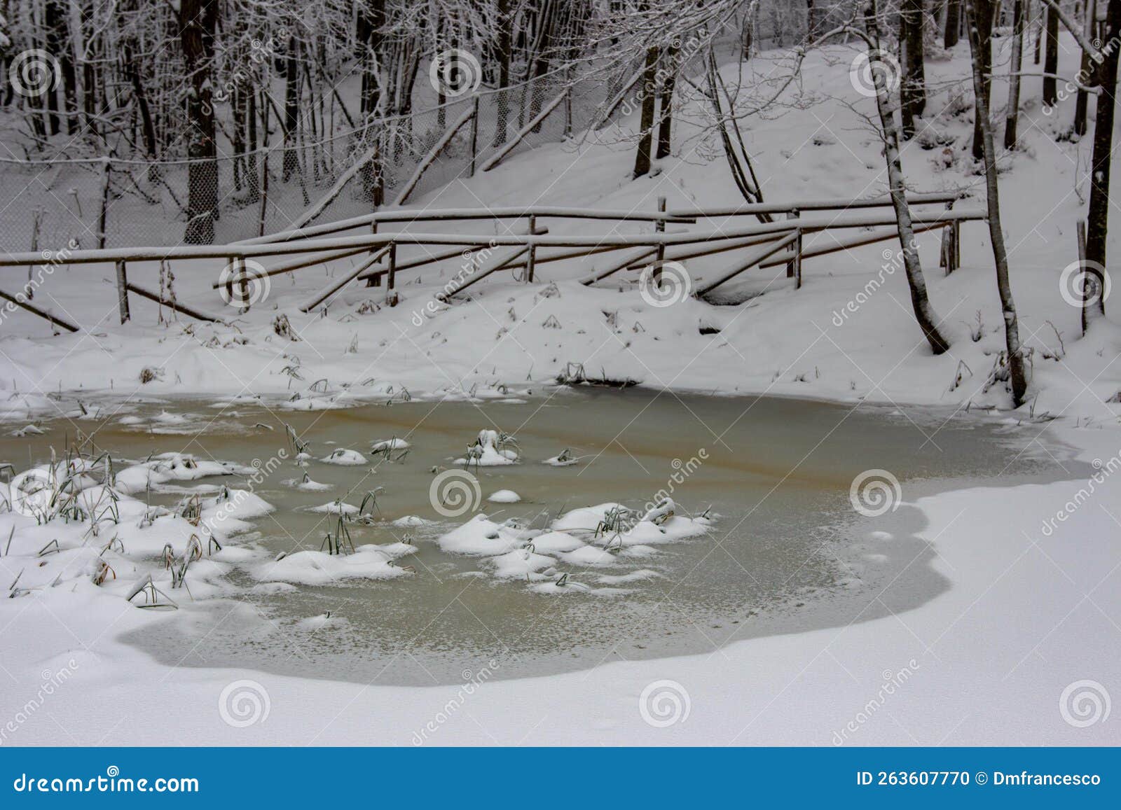 First Autumn Snowfall on the Italian Mountains Stock Photo - Image of ...