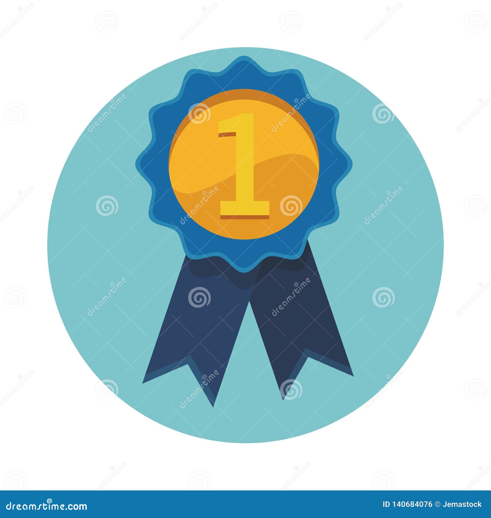 First badge award business stock vector. Illustration of contest ...