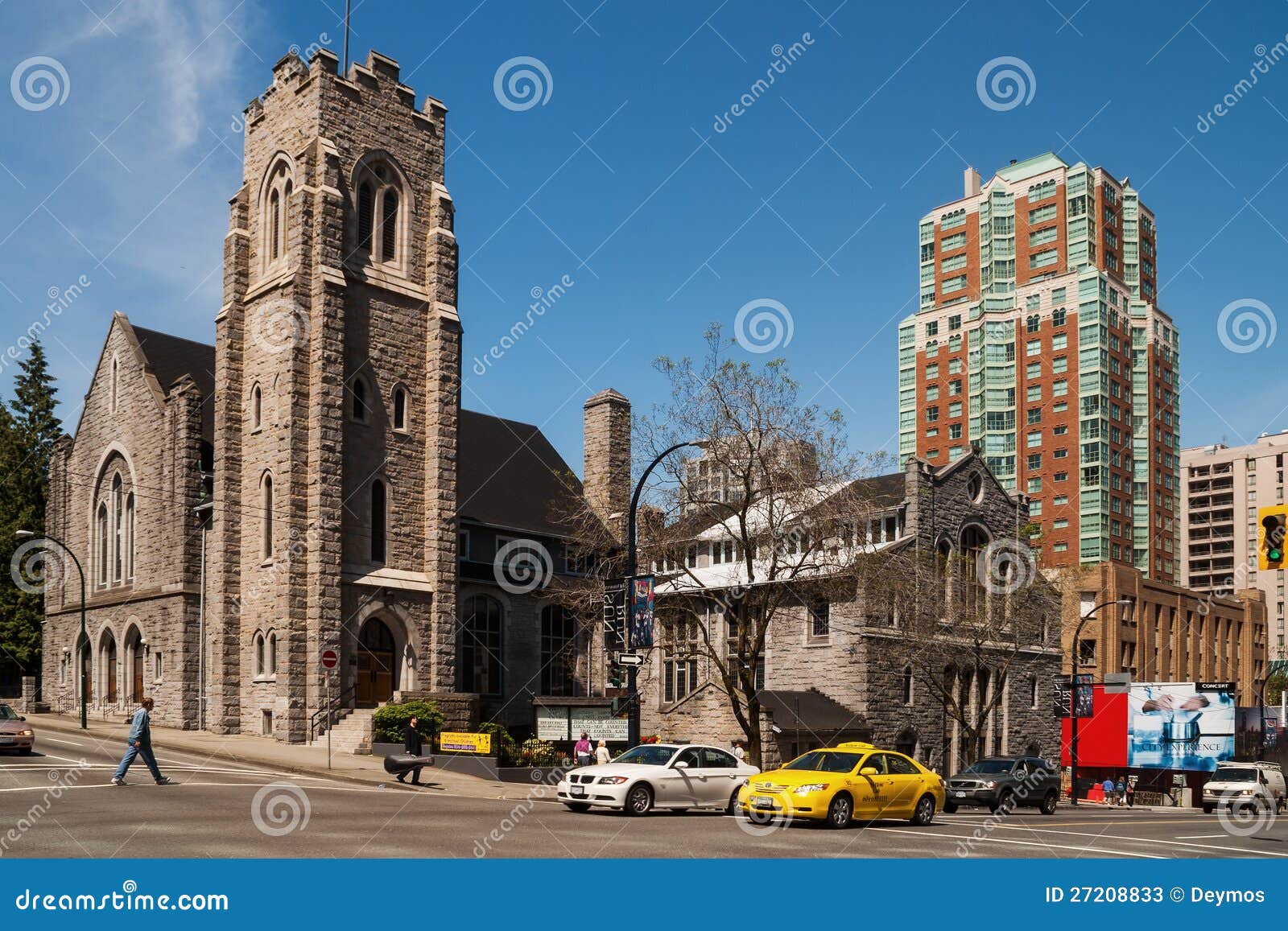 First Baptist Church in Vancouver, Canada Editorial Stock Photo - Image ...