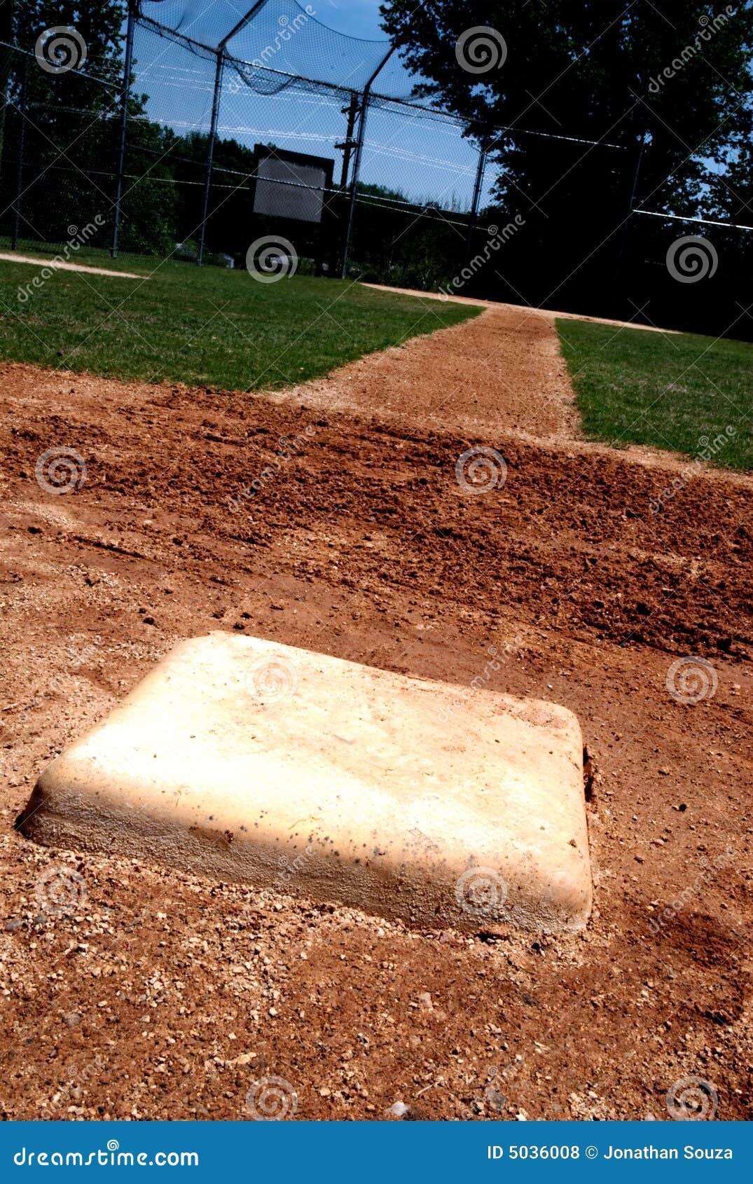 First Base on Baseball Field Stock Photo - Image of game, leagues: 5036008