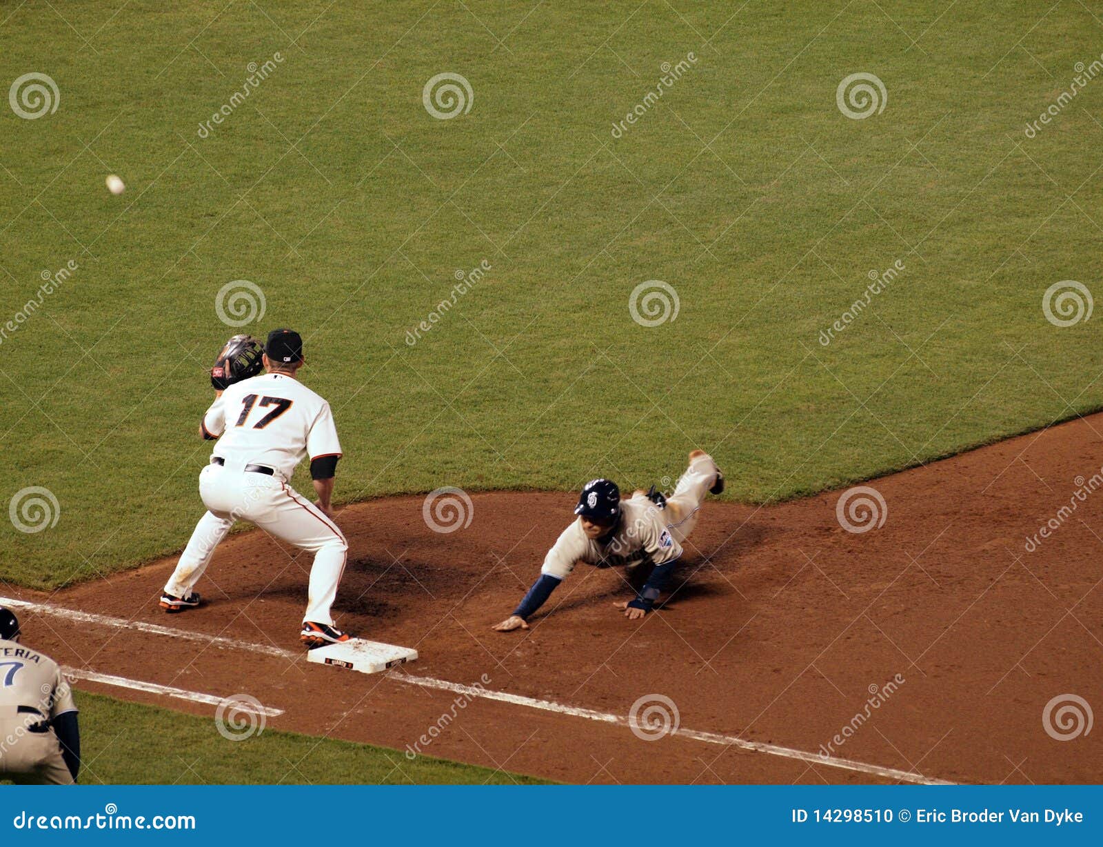 First Baseman Gets Ready To Catch a Ball Editorial Image - Image of ...