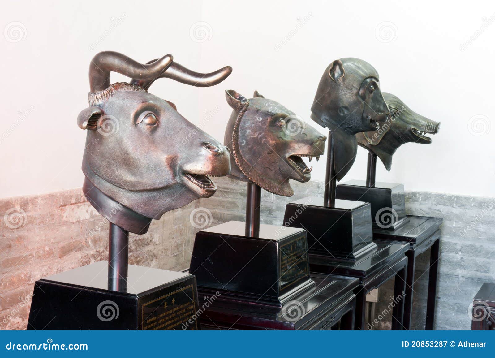 First Beast Statue Of The Old Summer Palace Editorial Photo ...