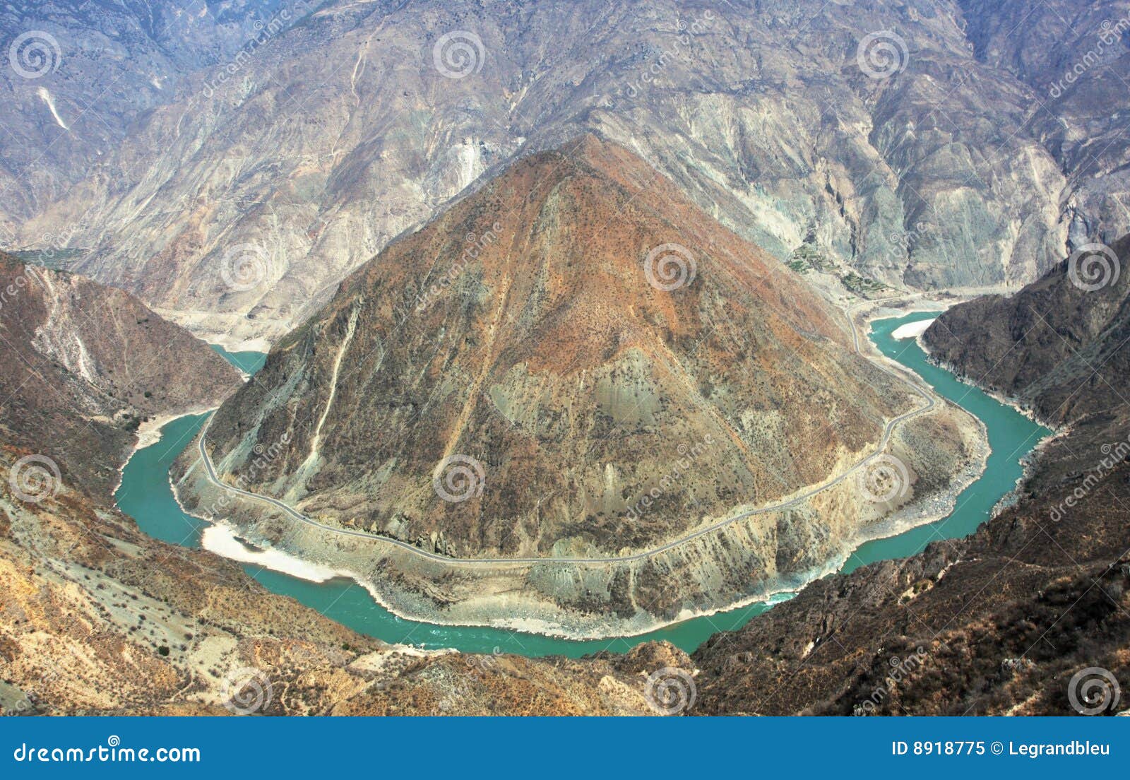 The First Bend of the Yangtze River Stock Image - Image of view ...