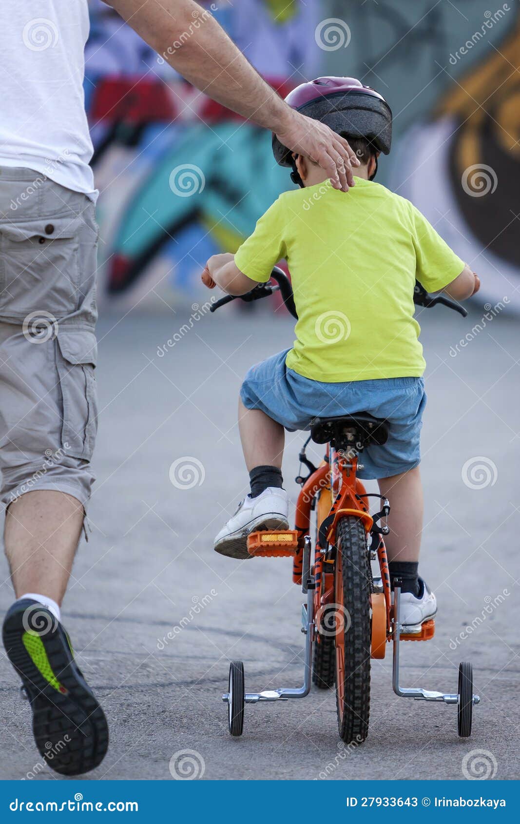 First bicycle ride stock image. Image of closeup, bicycle - 27933643