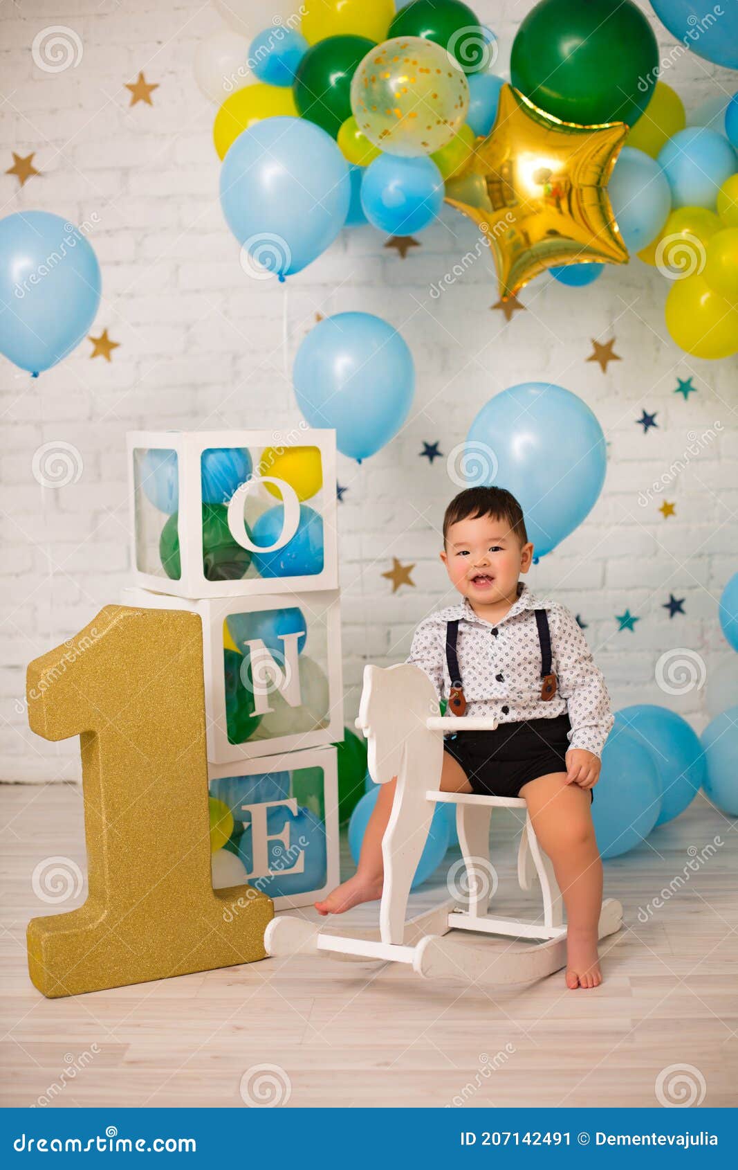 First Birthday Asian Baby Boy Party Stock Image - Image of sweet ...
