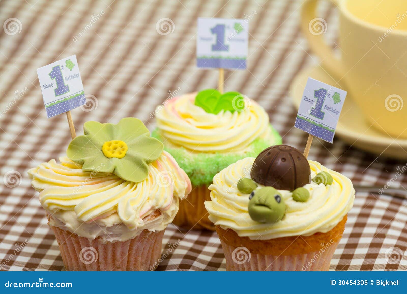 First Birthday Cakes stock photo. Image of delicious - 30454308