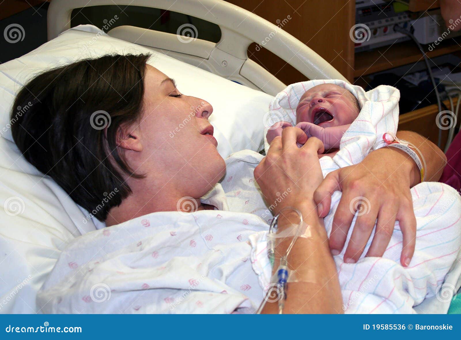 The First Breath stock photo. Image of breath, baby, childbirth - 19585536