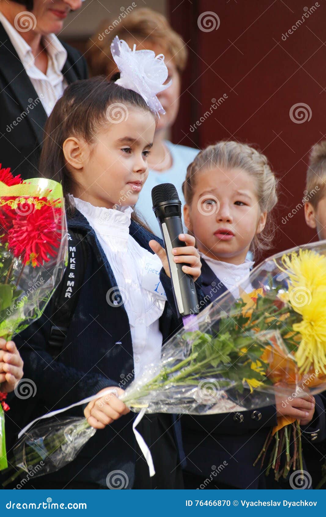 The First Call. September 1, Knowledge Day in Russian School. Day of ...