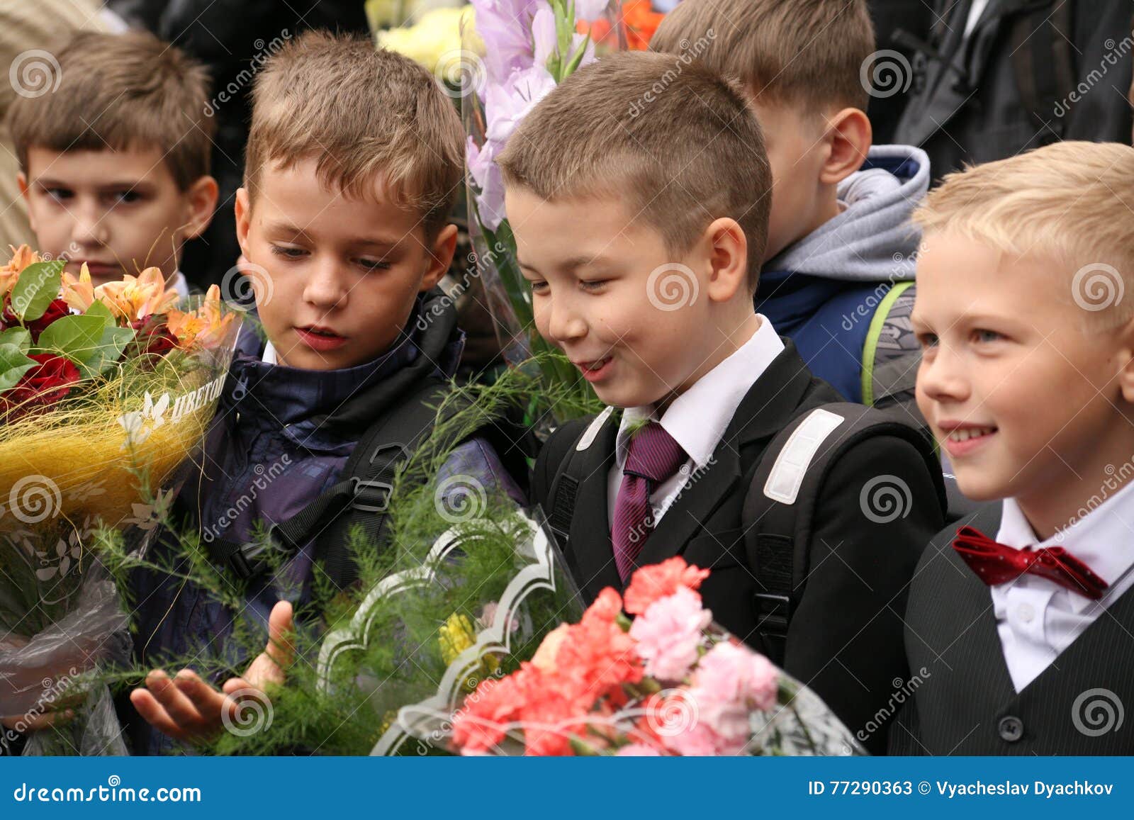 The First Call. September 1, Knowledge Day in Russian School. Day of ...