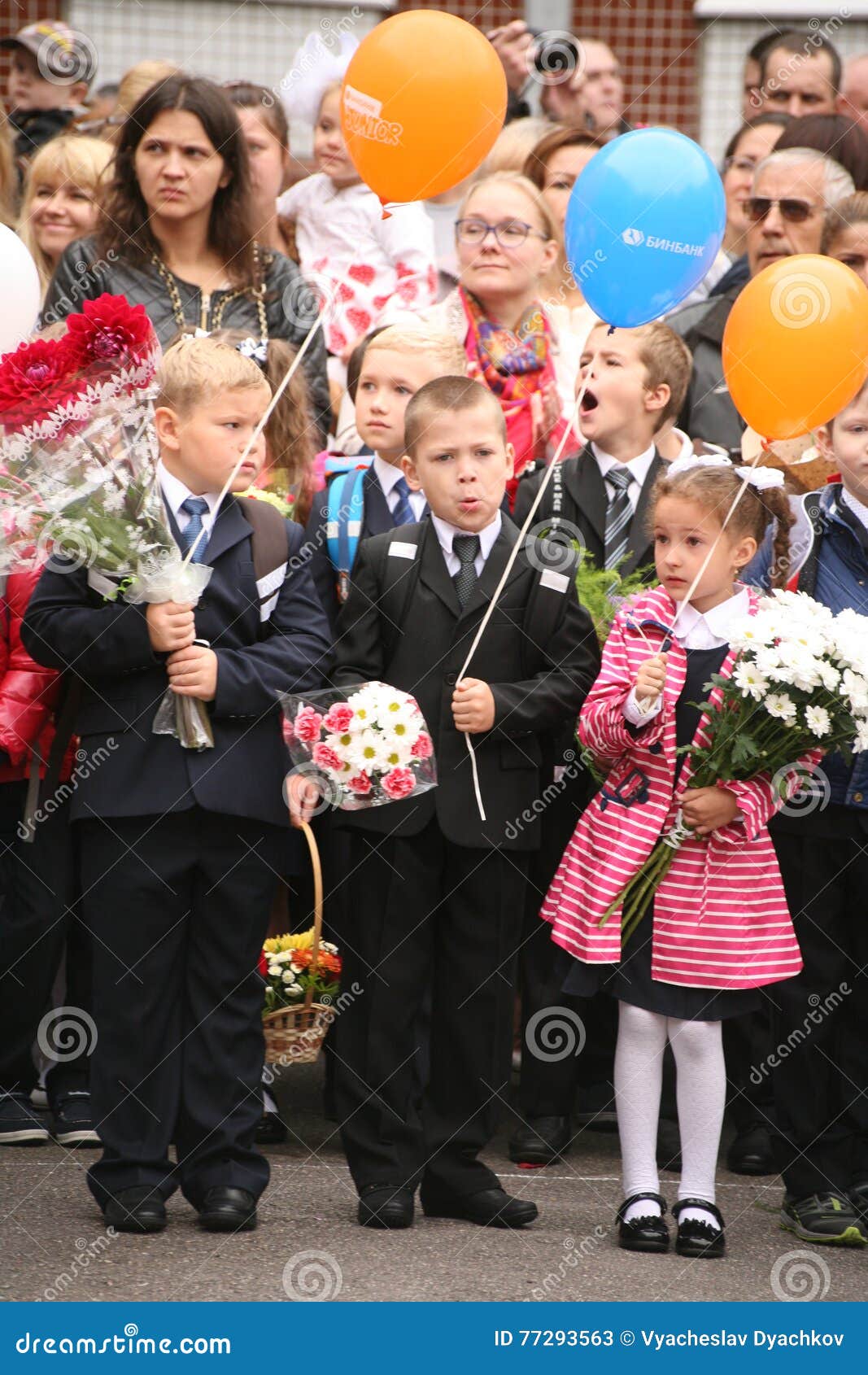 The First Call. September 1, Knowledge Day in Russian School. Day of ...