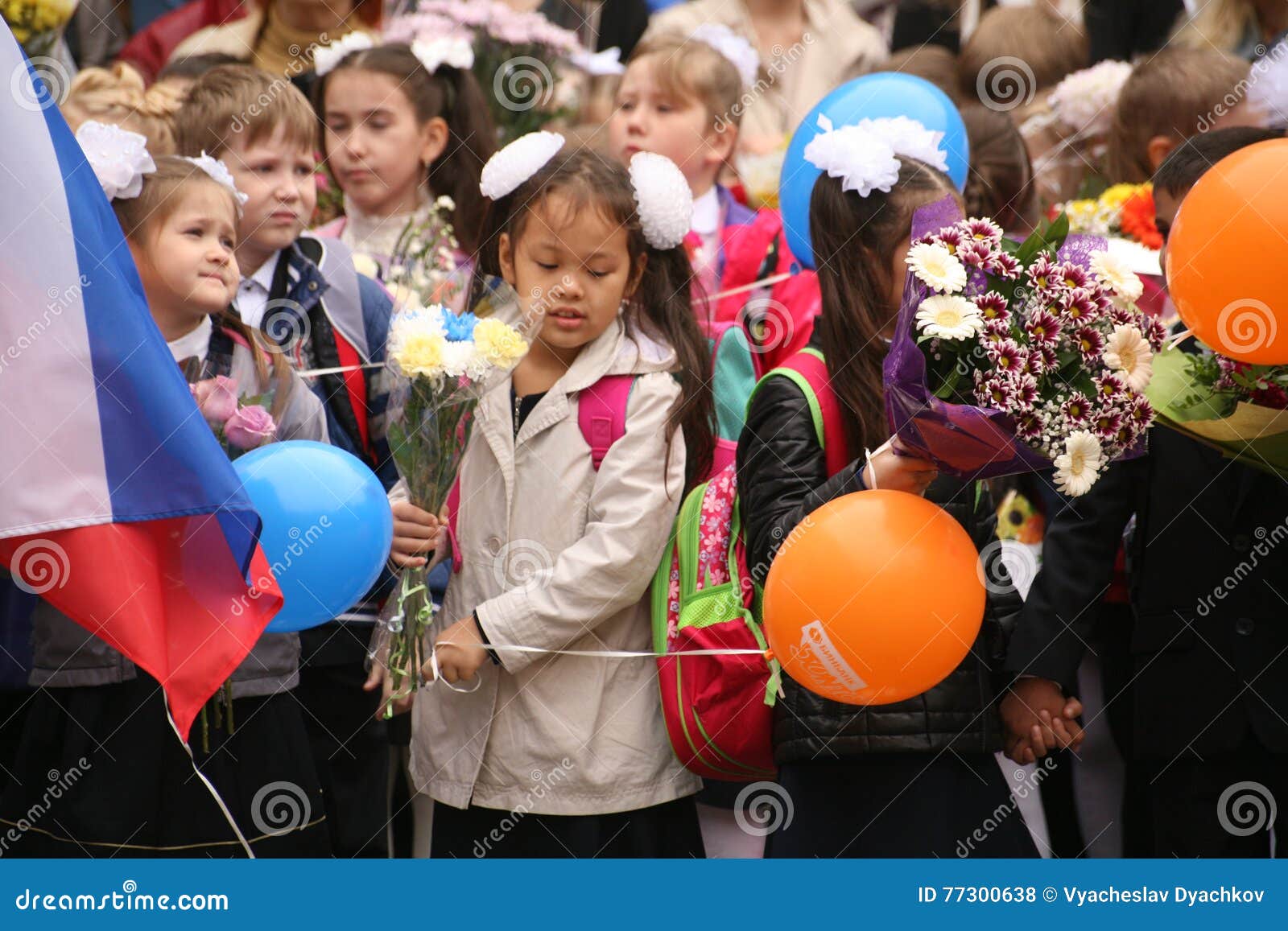 The First Call. September 1, Knowledge Day in Russian School. Day of ...