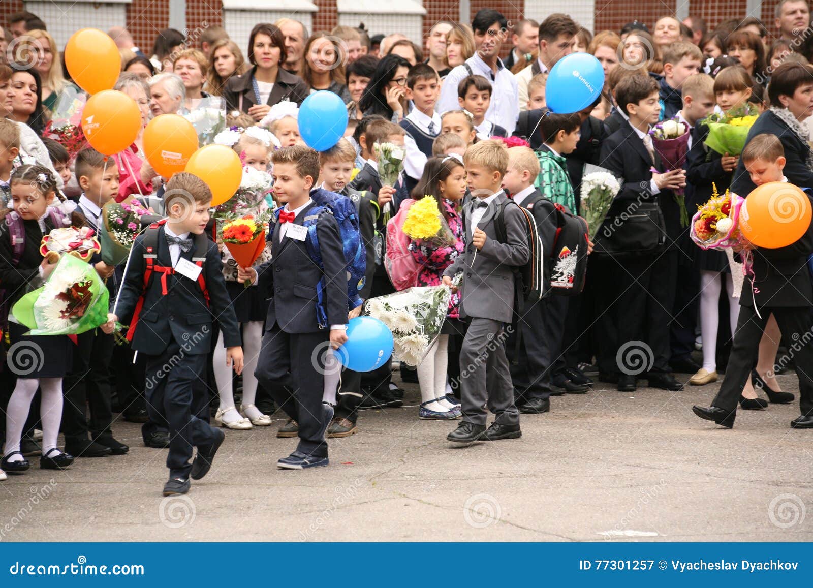 The First Call. September 1, Knowledge Day in Russian School. Day of ...