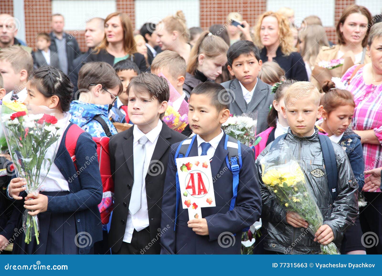 The First Call. September 1, Knowledge Day in Russian School. Day of ...