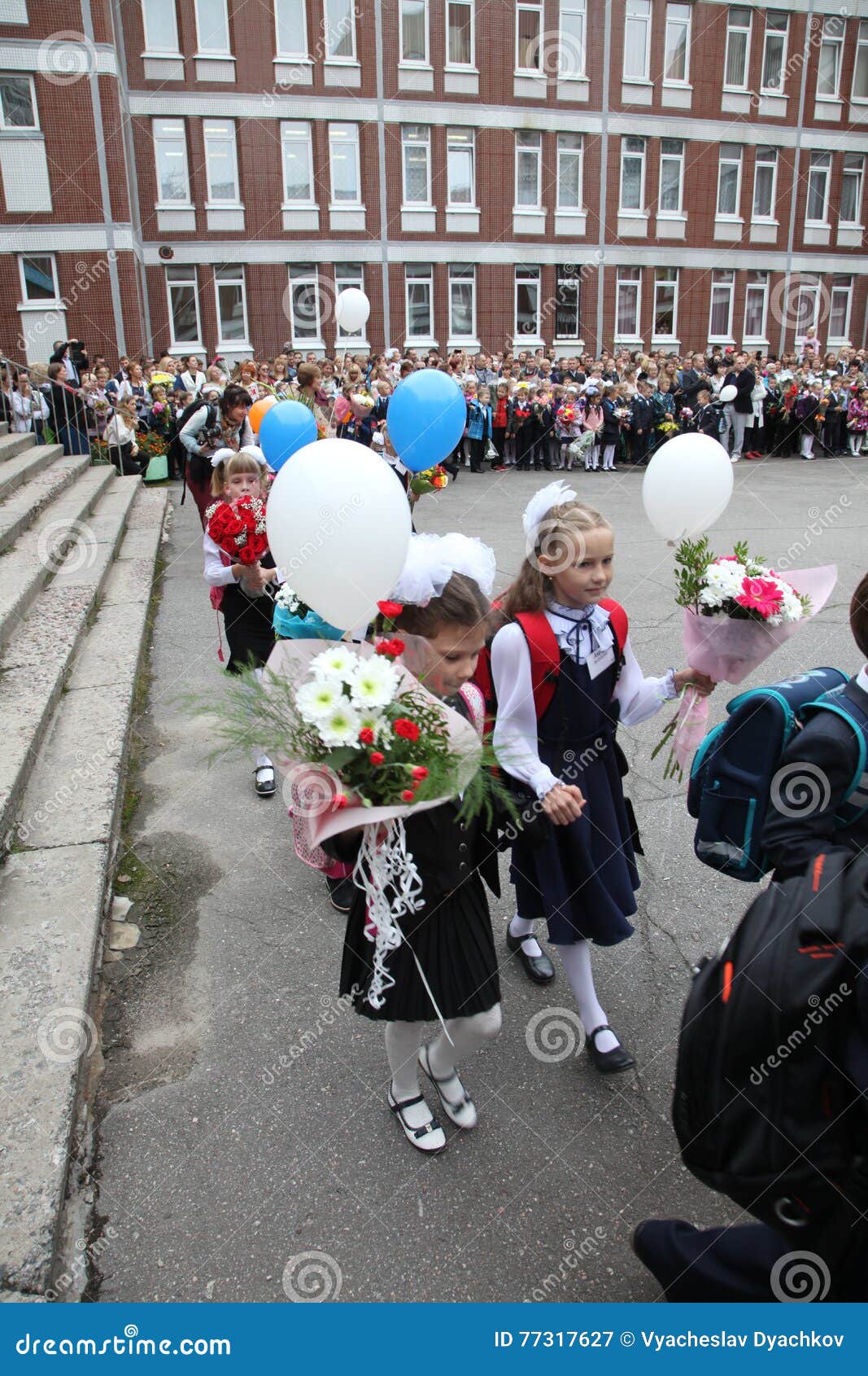 The First Call. September 1, Knowledge Day in Russian School. Day of ...