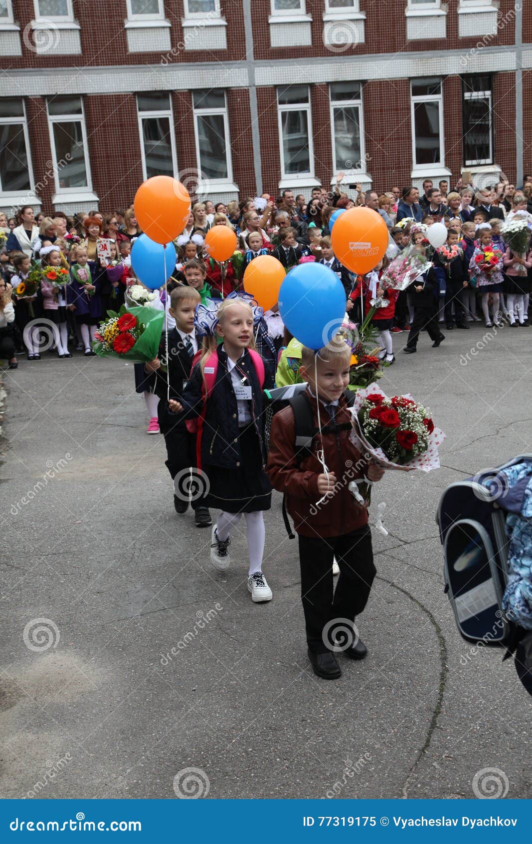 The First Call. September 1, Knowledge Day in Russian School. Day of ...