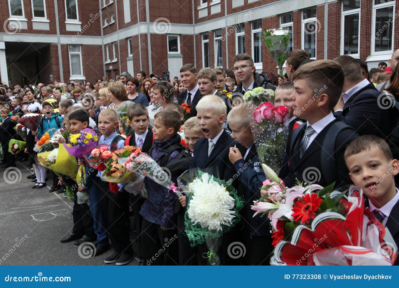 The First Call. September 1, Knowledge Day in Russian School. Day of ...