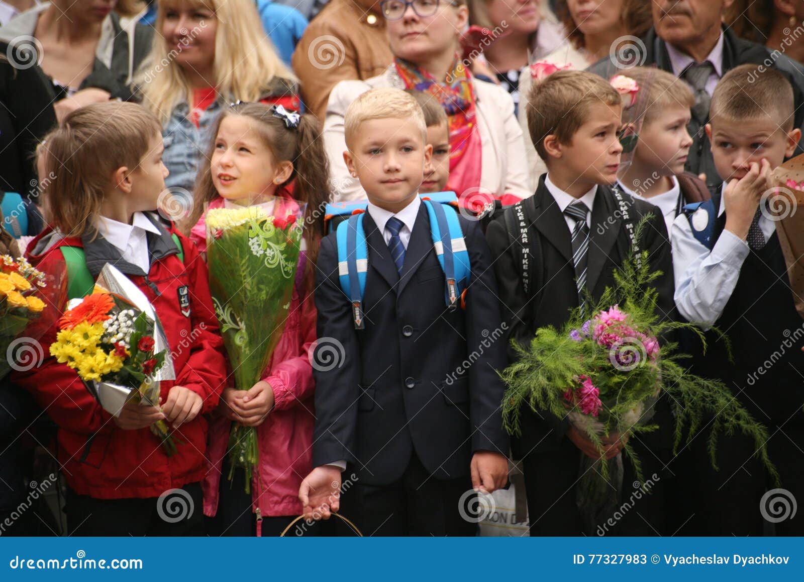 The First Call. September 1, Knowledge Day in Russian School. Day of ...