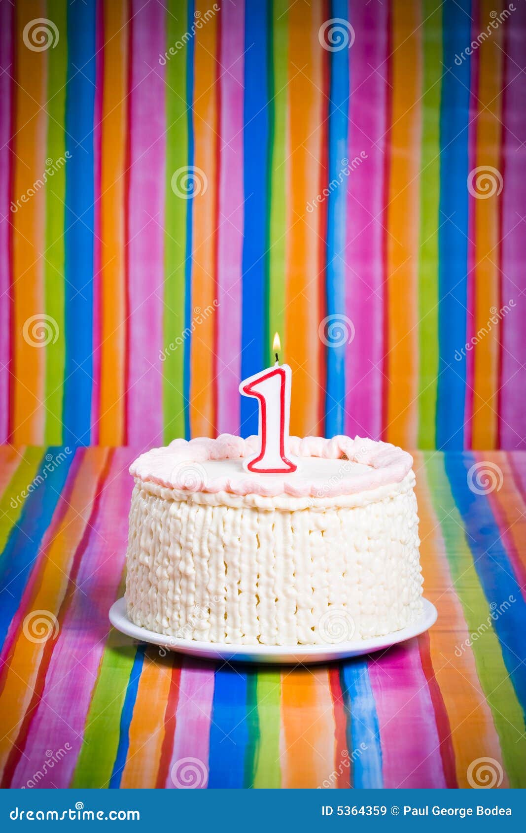 First celebration cake stock image. Image of celebration - 5364359