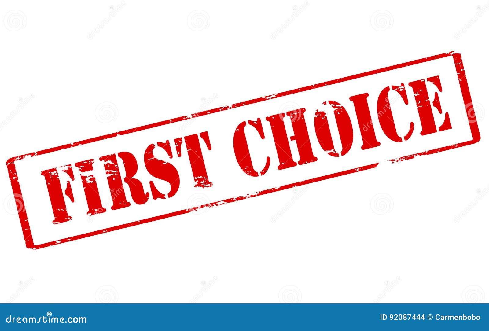 First choice stock illustration. Illustration of election - 92087444