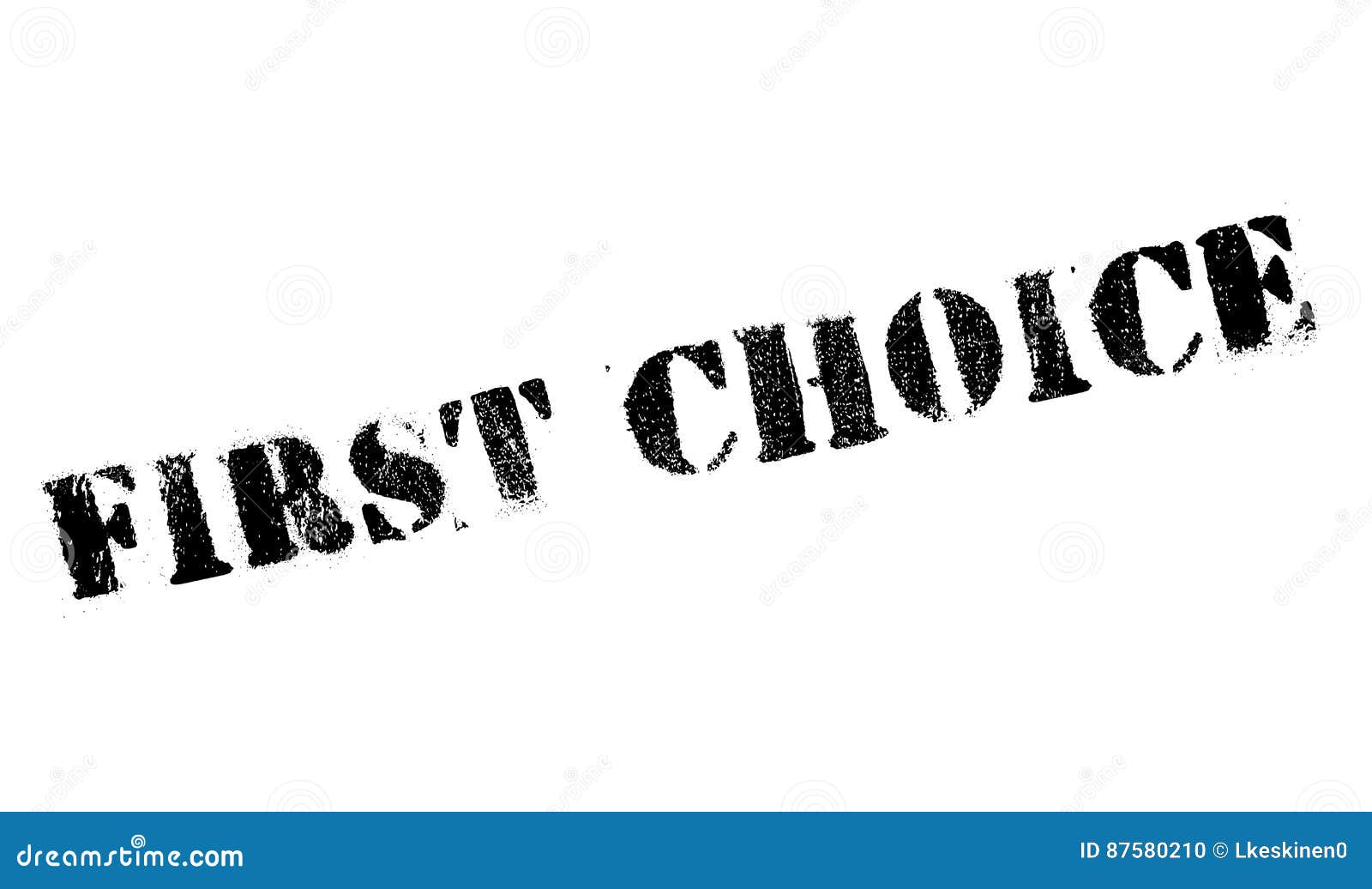 First Choice-Stempel vektor abbildung. Illustration von konzept - 87580210