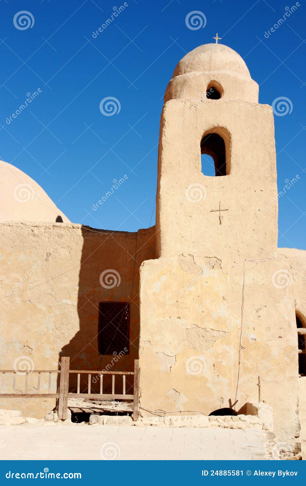 First Christian Monastery, Egypt (IV Century). Stock Image - Image of ...