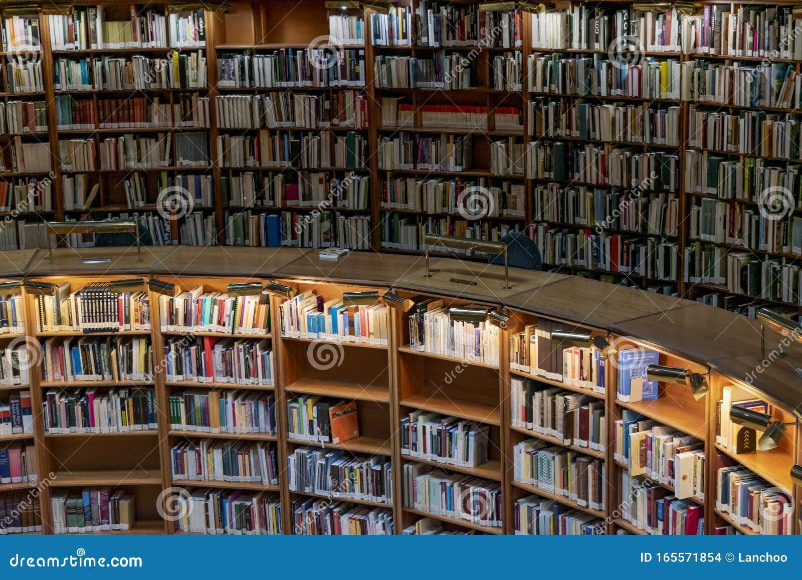 First Circular Library of Spain. Books and More Books Editorial Stock ...