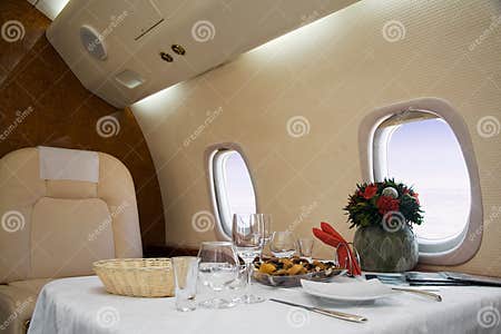 First Class stock photo. Image of table, luxurious, pass - 6845252