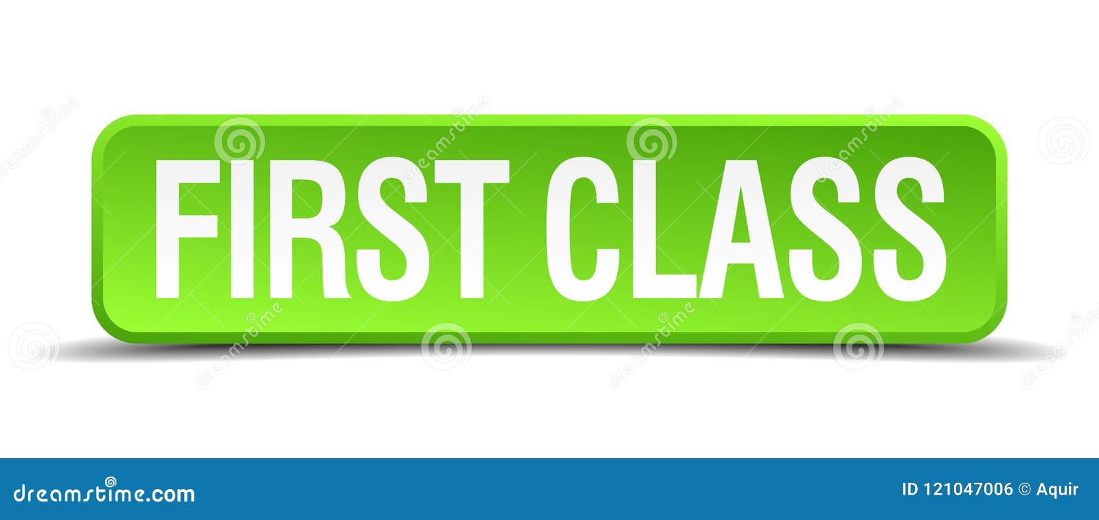 First class button stock vector. Illustration of sign - 121047006
