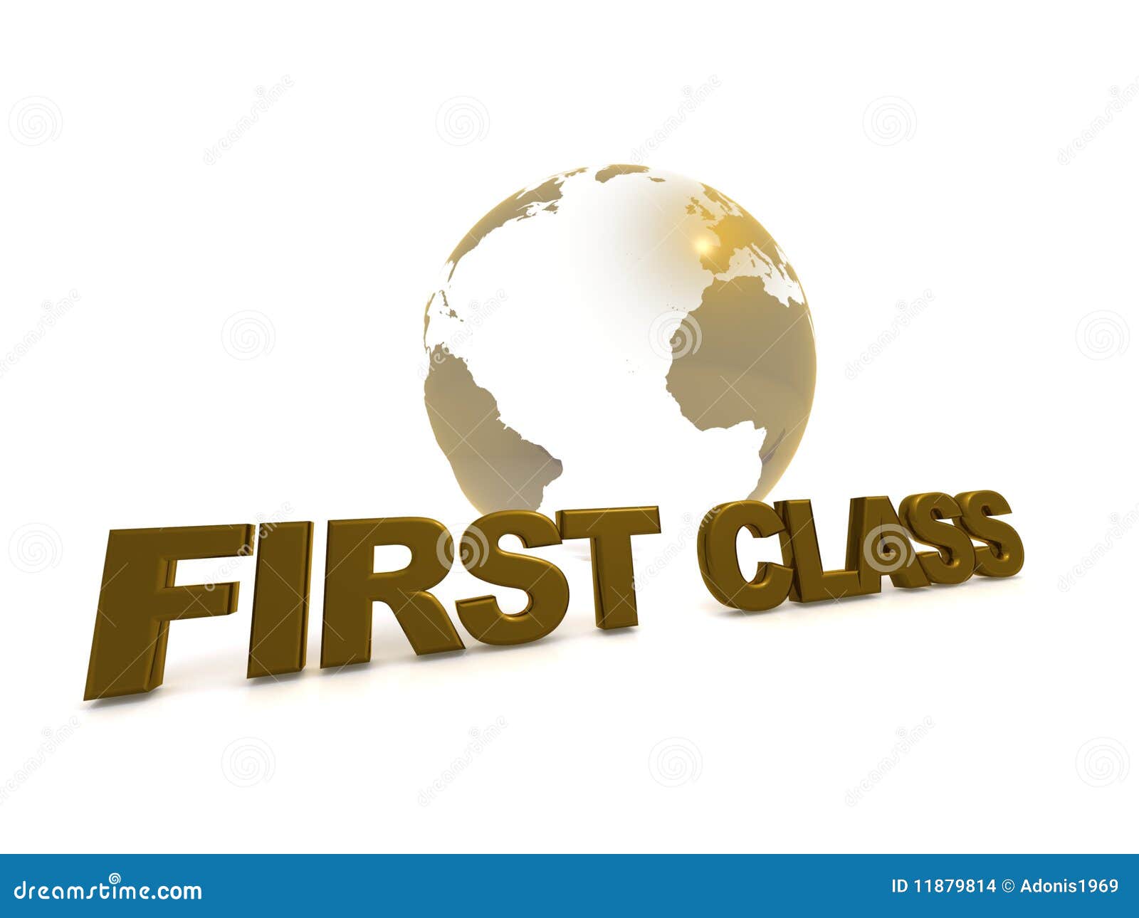 First Class Illustration stock illustration. Illustration of globe ...