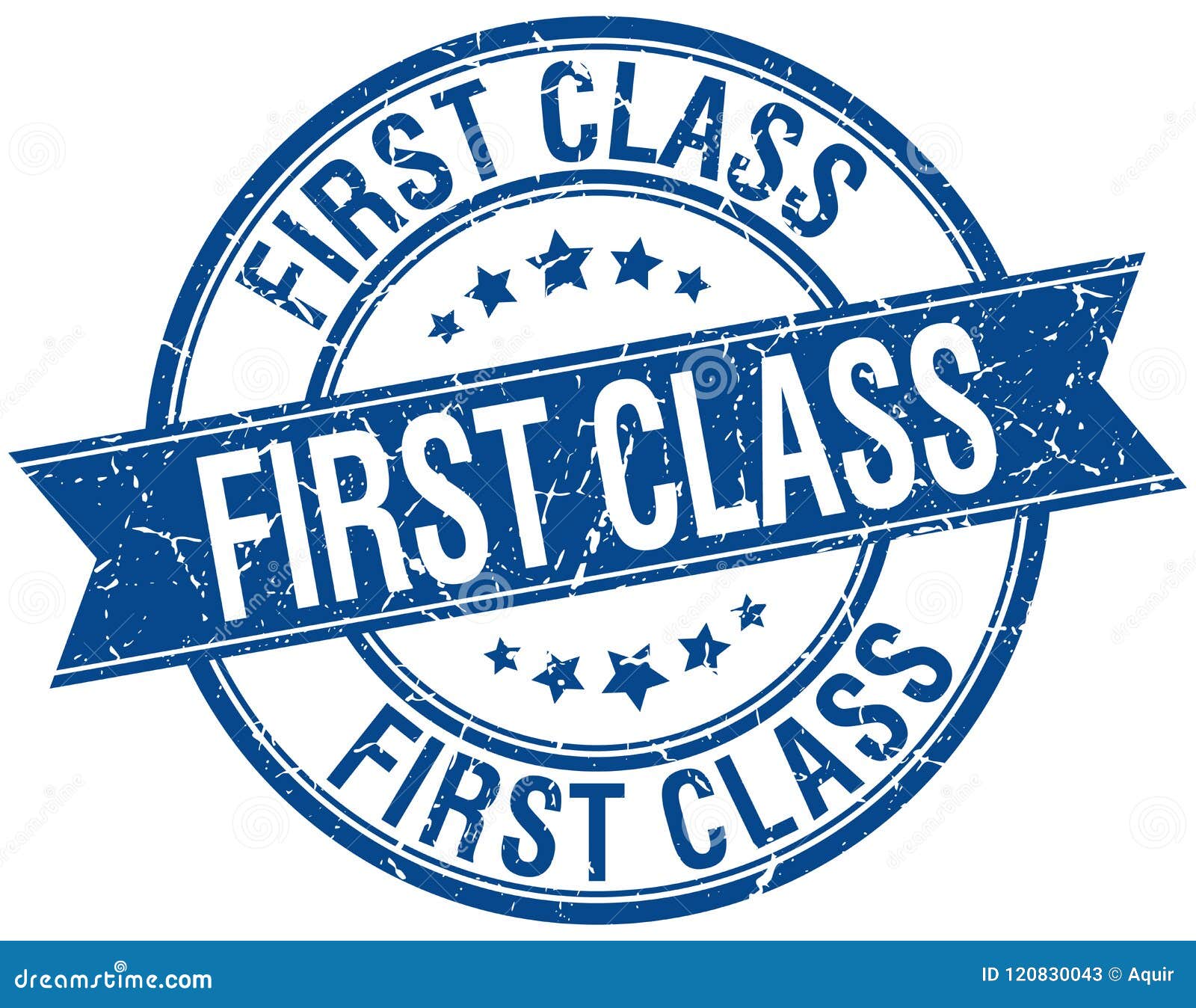 First class stamp stock vector. Illustration of rubber - 120830043