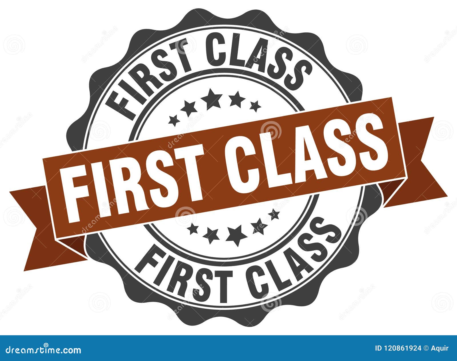 1st Class Stamp Clipart Illustrations