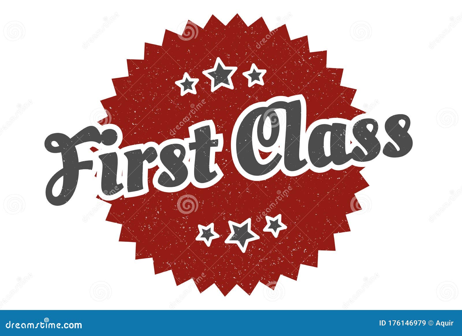 First Class Sign. First Class Vintage Retro Label Stock Vector ...