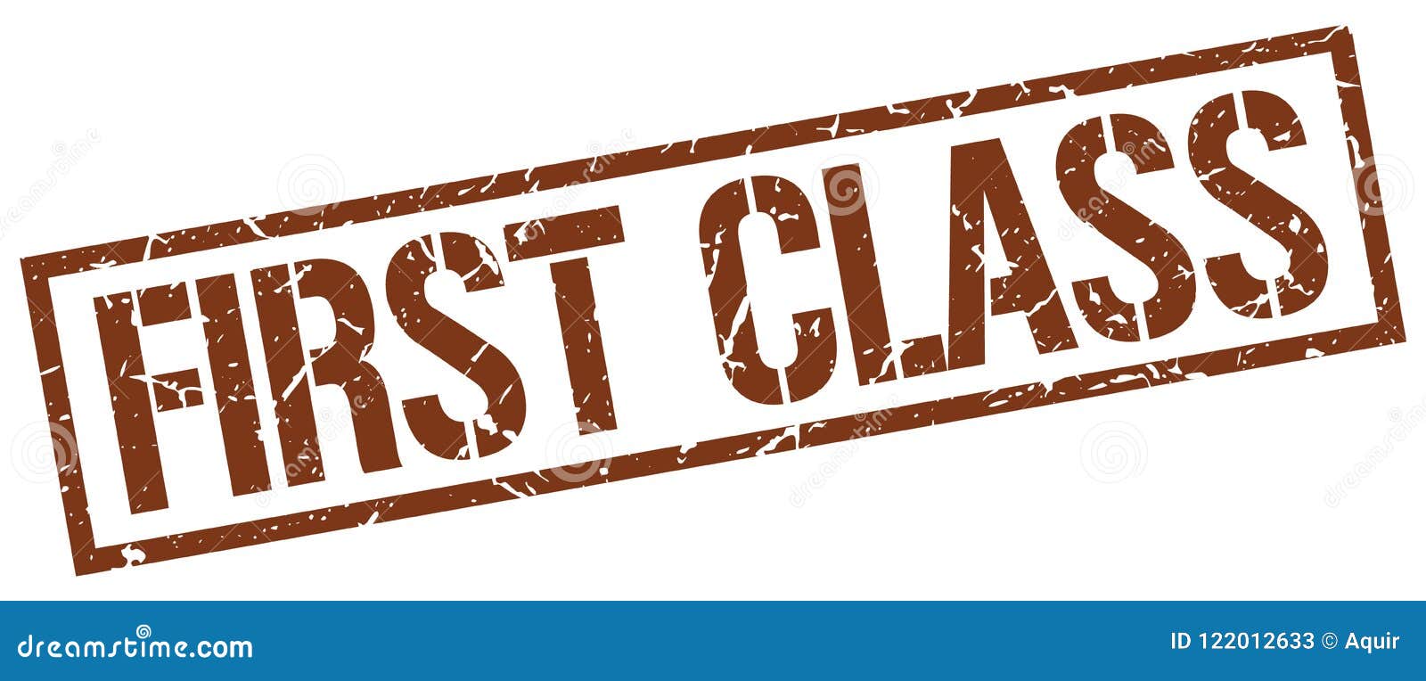 First class stamp stock vector. Illustration of isolated - 122012633