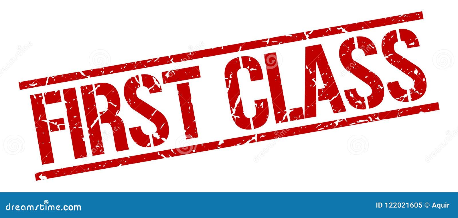 First class stamp stock vector. Illustration of class - 122021605