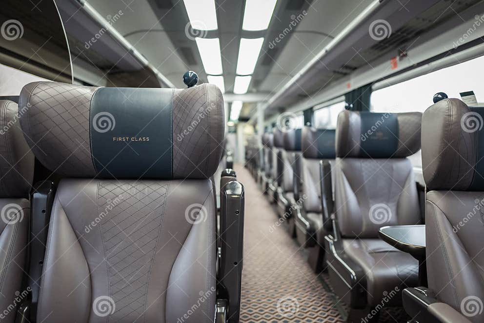 First Class Train Carriage stock image. Image of class - 86188091