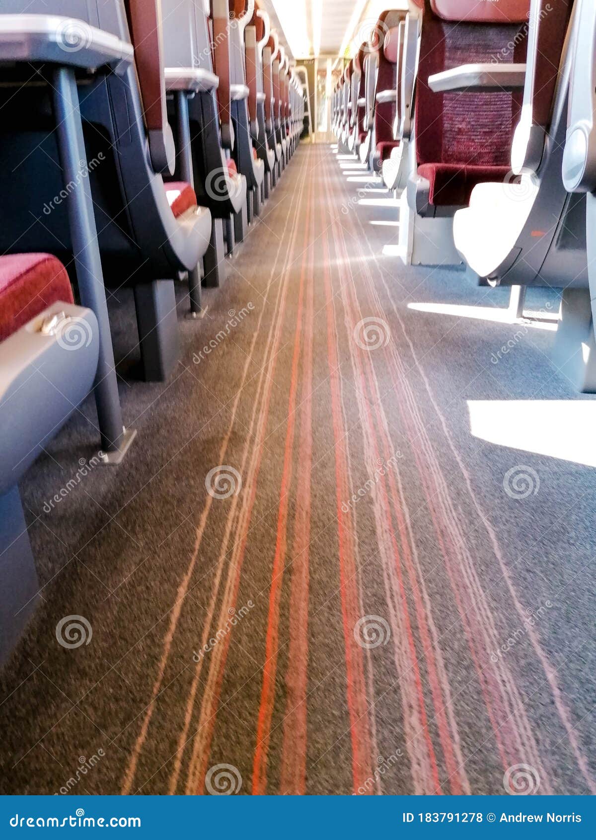 First Class Train Seating stock photo. Image of railway - 183791278